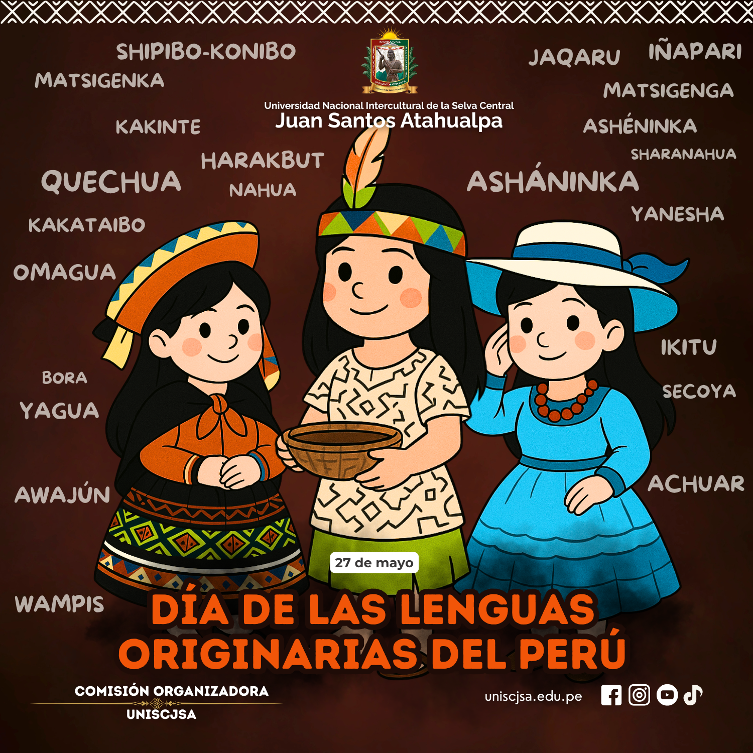 DÍA DE LAS LENGUAS ORIGINARIAS DEL PERÚ – UNISCJSA