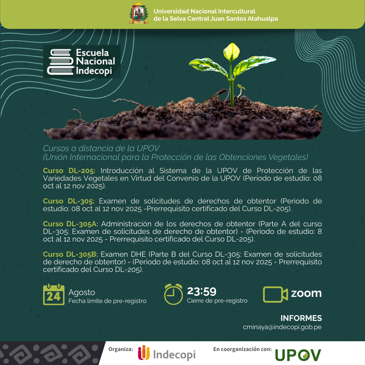 CURSOS A DISTANCIA DE LA UPOV – UNISCJSA